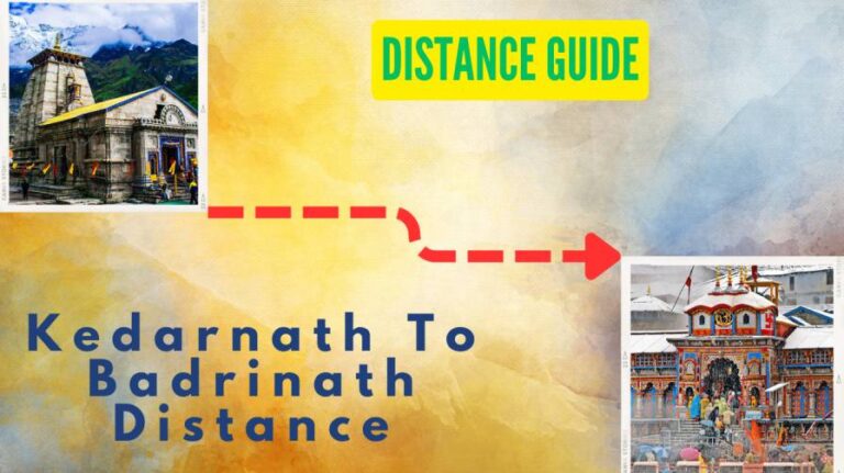Kedarnath to Badrinath distance - Badrinath Kedarnath